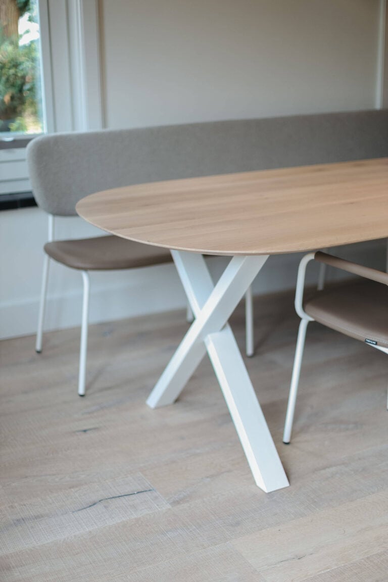 Ronde of ovale tafel: vind de perfecte vorm voor jouw ruimte | They & Me